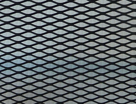 Expanded Mesh 300mm x 300mm powder coated black